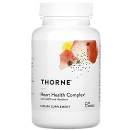 Thorne, Heart Health Complex mit CoQ10 und Weißdorn, 90 Kapseln [99,67 EUR pro kg]