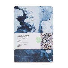 MIQUELRIUS Notizbuch Stone Paper 14,2 x 20,5 cm blanco Gebunden blau