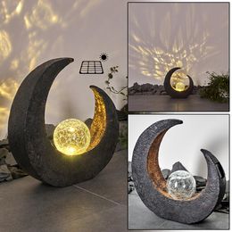 hofstein Benevento Solarleuchte LED Grau, 1-flammig