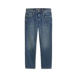 Tom Tailor Herren TTMARVIN Straight Jeans, blau, Uni, Gr. 32/36