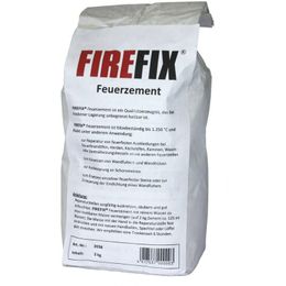 Zement feuerfest 2 kg Feuerzement für Ofen Kamin Ofenbau Kaminmörtel - FIREFIX