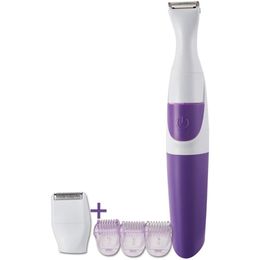 Ugreat - Elektronischer 2-in-1-Haarschneider für Damen, waschbarer Bikini-Trimmer, Lila