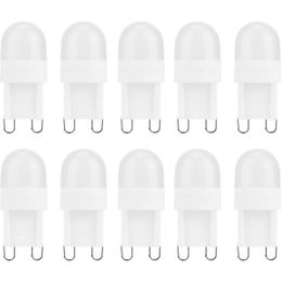 Ugreat - 10PCS 1,5W G9-Sockel LED-Lampen Kleine BiPin-Sockellampe für Kronleuchter Innenbeleuchtung