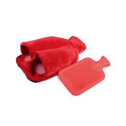 WITT Damen Fußwärmer, rot, Größe 0