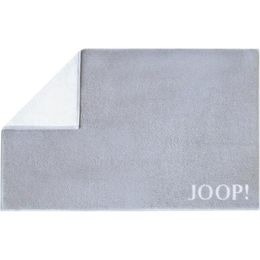 JOOP! Handtücher Classic Doubleface Badematte Silber/Weiß 50 x 80 cm 1 Stk.