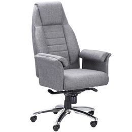 Vinsetto Bürostuhl ergonomisch hellgrau 68 x 72 x 118-128 cm (BxTxH)