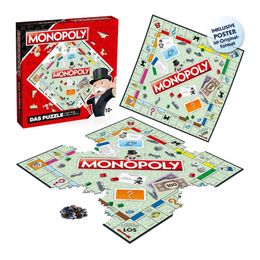 Winning Moves Monopoly No. 9 Original - Das Puzzle Spiel 1000 Teile mit Poster Größe 53 x 53cm