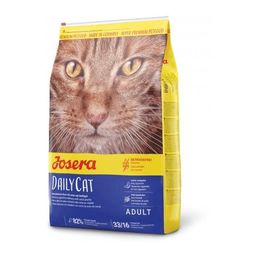 AKTION Josera Daily Cat Trockenfutter für Katzen 10 kg + Nassfutter Multipack Filet gratis