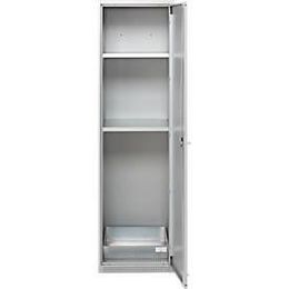 Schäfer Shop Schäfer Shop Genius Reinigungsmittelschrank FS, 5 OH, abschließbar, 2 Fachböden, bis 250 kg, B 545 x T 520 x H 1950 mm, Stahl, weißaluminium/weißaluminium