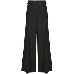 Talbot Runhof X PETER HAHN - Wide Fit-Hose, schwarz, Gr. 38 / S