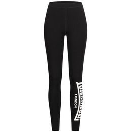 Lonsdale Leggings 'Merridge' Damen Gr&ouml;&szlig;e S schwarz / wei&szlig;