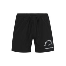 K by KARL LAGERFELD Karl Lagerfeld Badeshorts Herren Gr&ouml;&szlig;e XS schwarz / wei&szlig;