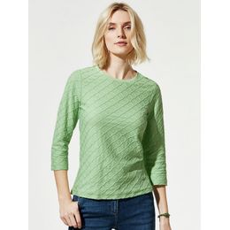 Walbusch Baumwollshirt Strukturmuster