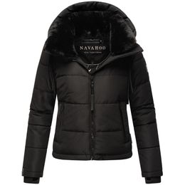 Navahoo Winterjacke "Mit Liebe XIV" Damen Gr&ouml;&szlig;e S schwarz