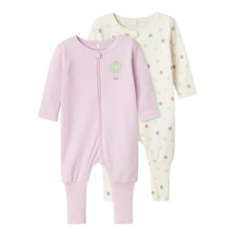 name it Pajamas girl size 92 Cream / Pastel green / Rose / White