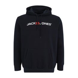 Jack & Jones Plus Jack & Jones Plus Sweatshirt male size 4XL Navy / Red / White