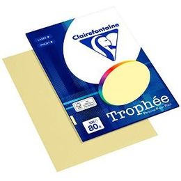 Clairefontaine Kopierpapier Trophée gelb DIN A4 80 g/m² 100 Blatt