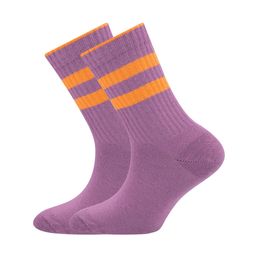 Ewers Socken M&auml;dchen Gr&ouml;&szlig;e 39/42 lila / neonorange