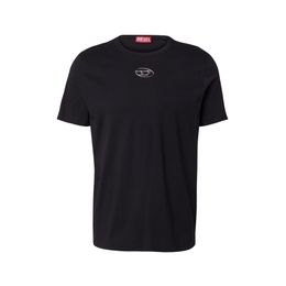 Diesel T-Shirt 'T-ADJUST-OD' Herren Gr&ouml;&szlig;e S schwarz / silber