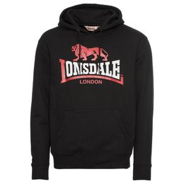 Lonsdale Sweatshirt Herren Gr&ouml;&szlig;e L rot / schwarz / wei&szlig;