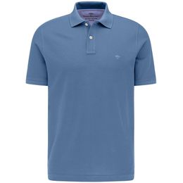 Poloshirt Fynch-Hatton Gr. XXXL (64/66), blau (pacific), Herren, Jersey, Obermaterial: 100% Baumwolle, unifarben, Shirts, mit kleinem Markenlogo