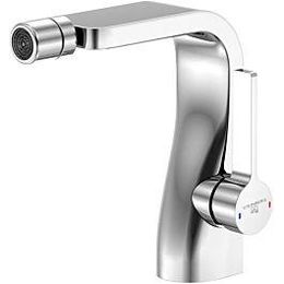Steinberg Serie 230 Bidetarmatur 2301300 mit Ablaufgarnitur, chrom
