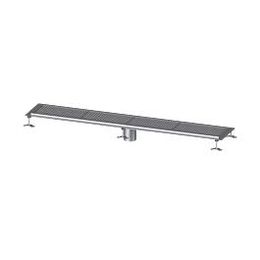 Kessel Ferrofix Kastenrinne 6030200 Edelstahl, 300x2063x65mm, Auslauf senkrecht