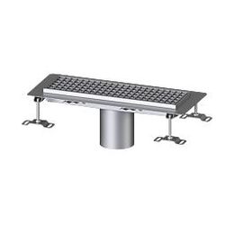 Kessel Ferrofix Kastenrinne 6015050 Edelstahl, 158x542x55mm, Auslauf senkrecht