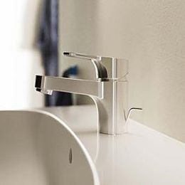 Ideal Standard Cerabase H60 Waschtischarmatur BD393AA chrom, mit Metall-Ablaufgarnitur, Ausladung 106mm