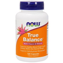 Now Foods, True Balance Multi Vitamin, 120 Kapseln [622,50 EUR pro kg]