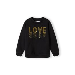 MINOTI Sweatshirt M&auml;dchen Gr&ouml;&szlig;e 92/96 gold / schwarz