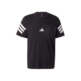 adidas Sportswear Funktionsshirt 'Future Icons 3S' Herren Gr&ouml;&szlig;e XS schwarz / wei&szlig;
