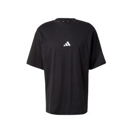 adidas Sportswear Performance Shirt 'FUTURE ICONS SMALL LOGO' male size L Black / White