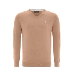 Jacey Quinn Pullover 'Porto' Herren Gr&ouml;&szlig;e XXL cappuccino