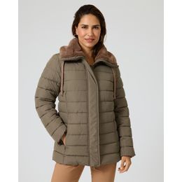 Helena Vera Steppjacke mit Fake-Fur-Kragen