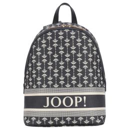 JOOP! Rucksack JOOP "mazzolino catena enrica backpack svz" Gr. B/H/T: 22cm x 29cm x 15cm, blau (dunkelblau), Damen, Kunstfaser, Rucksäcke