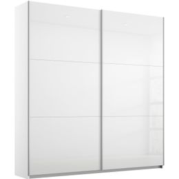 Schwebetürenschrank Rauch "Kleiderschrank Garderobe TOPSELLER AURELIO mit 3 Ausstattungsvarianten", weiß (alpinweiß, hochglanz weiß), B:175cm H:210cm T:59cm, Holzwerkstoff, Schränke, 3 verschiedene Ausstattungsvarianten Griffe aus Metall MADE IN GERMANY