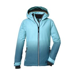 Skijacke Killtec "KSW 183 GRLS SKI JCKT" Gr. 116, blau (helltürkis), Kinder, 100% Polyester, Jacken