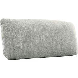 Kopfstütze Inosign "Bellini", grau (hellgrau), B:50cm H:23cm T:14cm, Chenille (59, 7% Polyester, 34, 4% Polyacryl, 5, 9% Viskose), Polsterauflagen, 2 Stück im Set