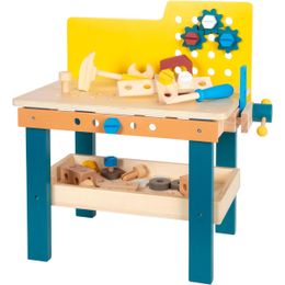 Spielwerkbank Small Foot "Workshop", bunt, Rollenspielzeug, KinderB:26cm H:47cm L:40cm, Holz, aus Holz, B:26cm H:47cm L:40cm