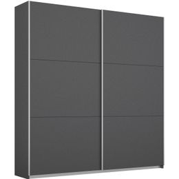 Schwebetürenschrank Rauch "Kleiderschrank Garderobe TOPSELLER AURELIO mit 3 Ausstattungsvarianten", grau (graumetallic), B:175cm H:210cm T:59cm, Holzwerkstoff, Schränke, 3 verschiedene Ausstattungsvarianten Griffe aus Metall MADE IN GERMANY