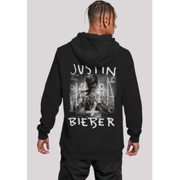 Kapuzenpullover F4NT4STIC "Justin Bieber Purpose Album Cover" Gr. M, schwarz, Herren, Obermaterial: 65% Baumwolle, 35% Polyester, Pullover, Premium Qualität, Musik, By Rock Off