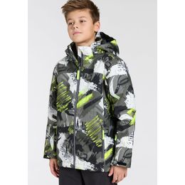 Winterjacke CMP Gr. 152, bunt, Kinder, Web, Obermaterial: 100% Polyester. Futter: 100% Polyester. Wattierung: 100% Polyester, gemustert, Jacken