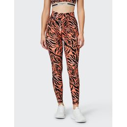 Leggings Venice Beach "TIGHTS KEEVA", Damen, Gr. L (40), N-Gr, aop tiger_am, Obermaterial: 72% Polyamid, 28% Elasthan, sportlich, Hosen