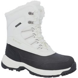 Winterstiefel Hi-Tec "Aviemore WP", Damen, Gr. 37, weiß (sanftes weiß, schwarz), Synthetik, mehrfarbig, Schuhe, Snowboots, Winterboots, Winterschuhe, warm gefüttert