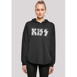 Sweatshirt F4NT4STIC "Kiss Rock Music Band Vintage Logo" Gr. L, schwarz, Damen, Obermaterial: 100% Baumwolle, Sweatshirts, Premium Qualität, Band, Logo