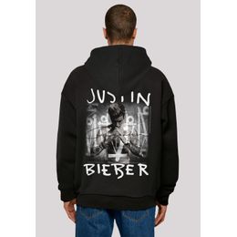 Kapuzenpullover F4NT4STIC "Justin Bieber Purpose Album Cover" Gr. L, schwarz, Herren, Obermaterial: 100% Baumwolle, Pullover, Premium Qualität, Musik, By Rock Off