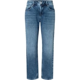 5-Pocket-Jeans MAC, Damen, Gr. 38, Länge 30, mid blau random30, Denim/Jeans, Obermaterial: 99% Baumwolle, 1% Elasthan, casual, straight fit normal, Jeans, mit Stretch