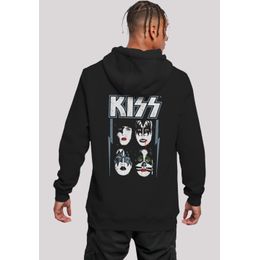 Kapuzenpullover F4NT4STIC "Kiss Rock Music Band Made For Lovin' You" Gr. M, schwarz, Herren, Obermaterial: 65% Baumwolle, 35% Polyester, Pullover, Premium Qualität, Band, Logo