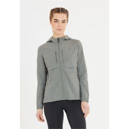 Laufjacke Endurance "Keley", Damen, Gr. 36, grün, 100% Polyamid, unifarben, casual, kurz, ohne Ausschnitt, Langarm, Jacken, mit langlebiger, wasserabweisender Beschichtung